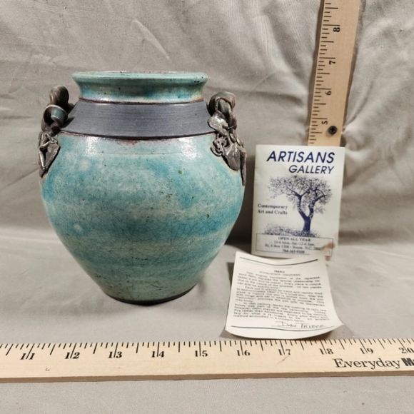 Artisiana Gallery | Accents | Artisians Gallery Raku Pottery Vase ...